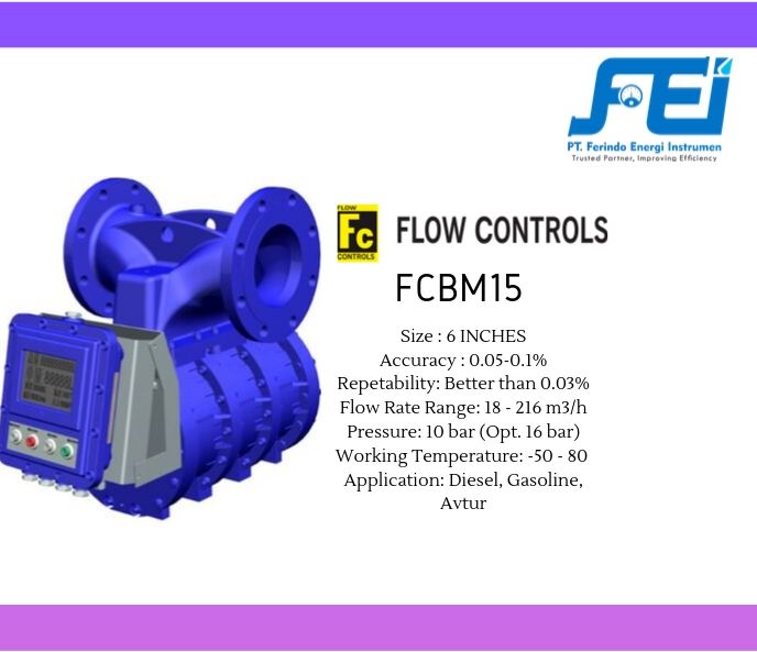Flow Meter FC BM-Series | Positive Displacement Flow Meter | Ferindo ...