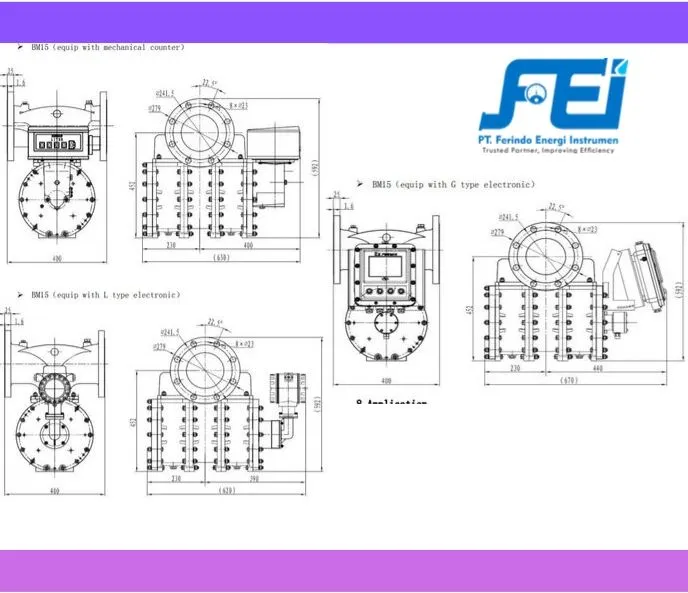 Flow Meter FC BM-Series | Positive Displacement Flow Meter | Ferindo ...